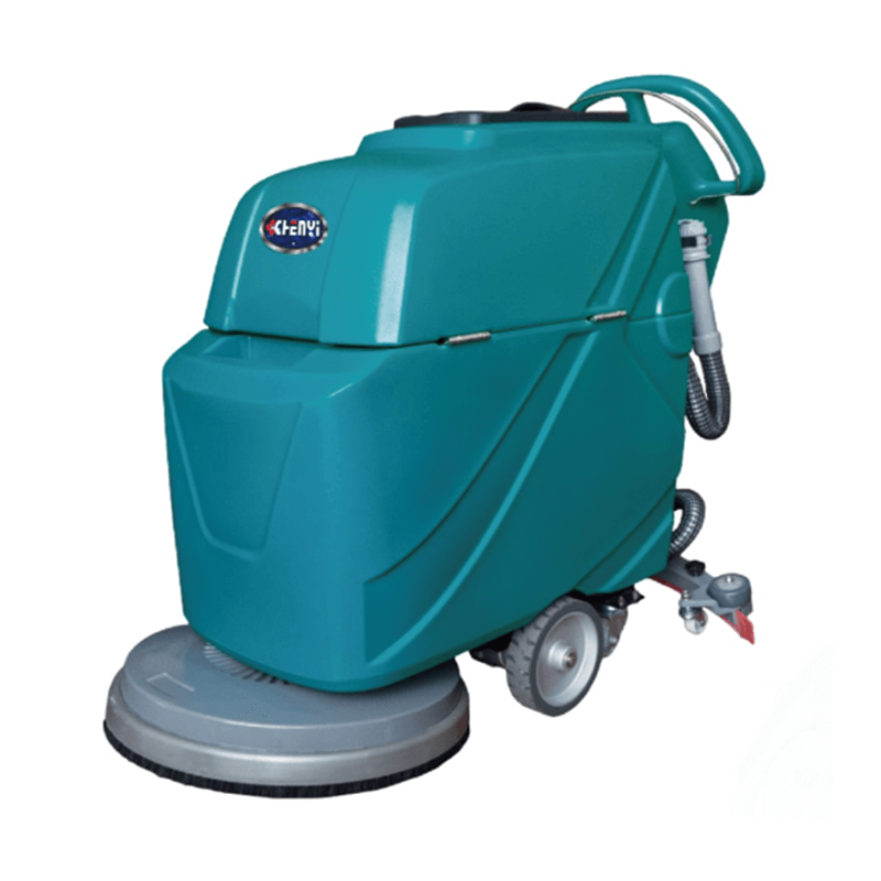 Walk-behind scrubber driers