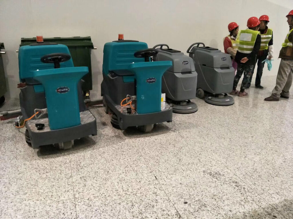 Chongqing Railway Station Choose CY Scrubbers for efficient floor ...